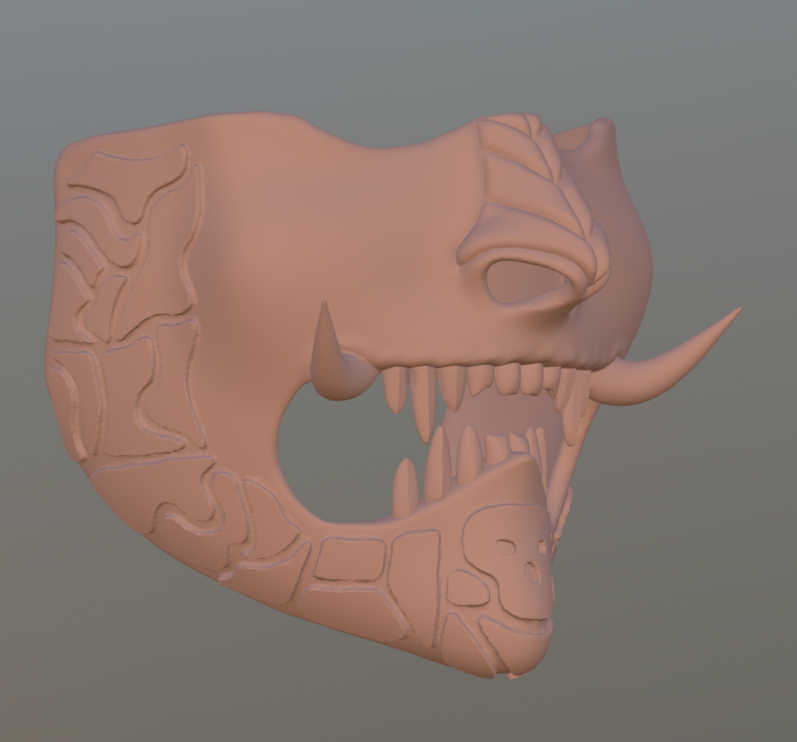 Death Oni Mask by eebee | Download free STL model | Printables.com