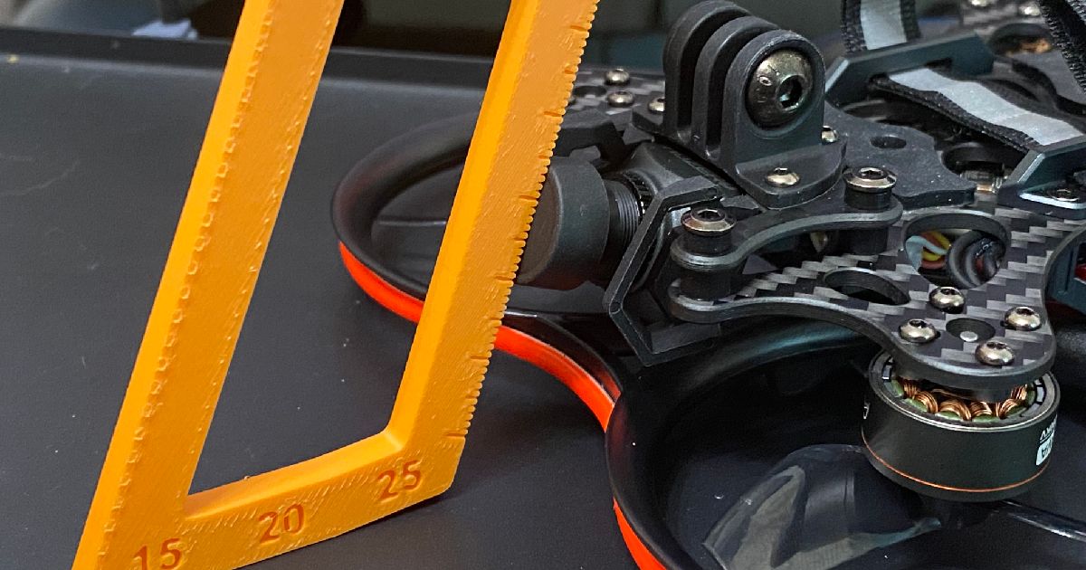 FPV Camera Angle Finder by BREACHERCAT | Download free STL model ...