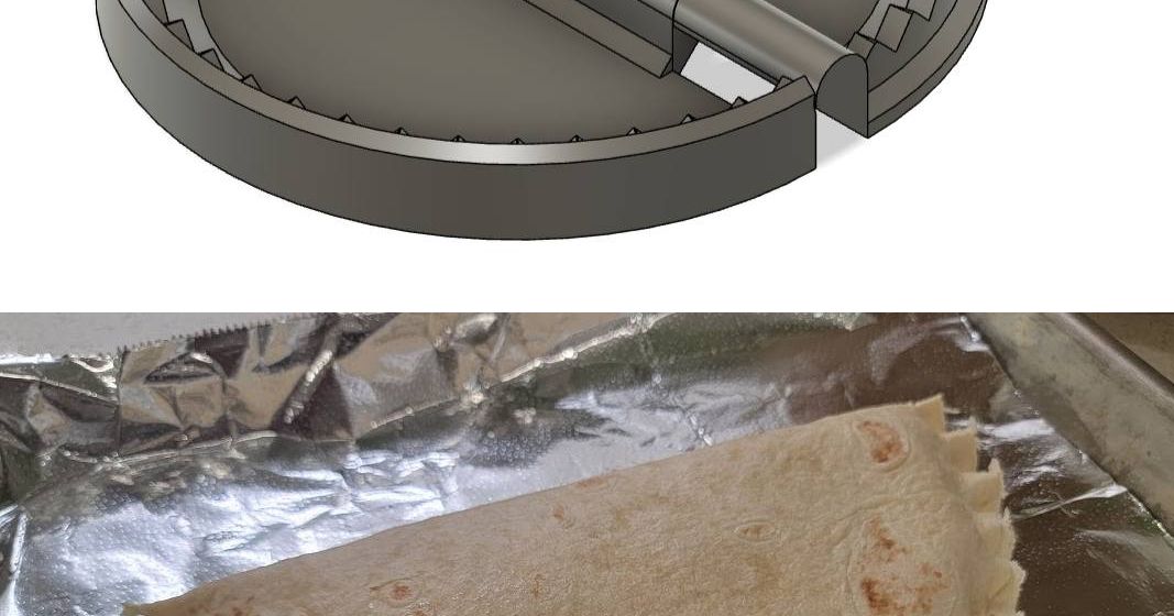 Tortilla Pocket Crimp v4 by Brannan Johnson | Download free STL model ...