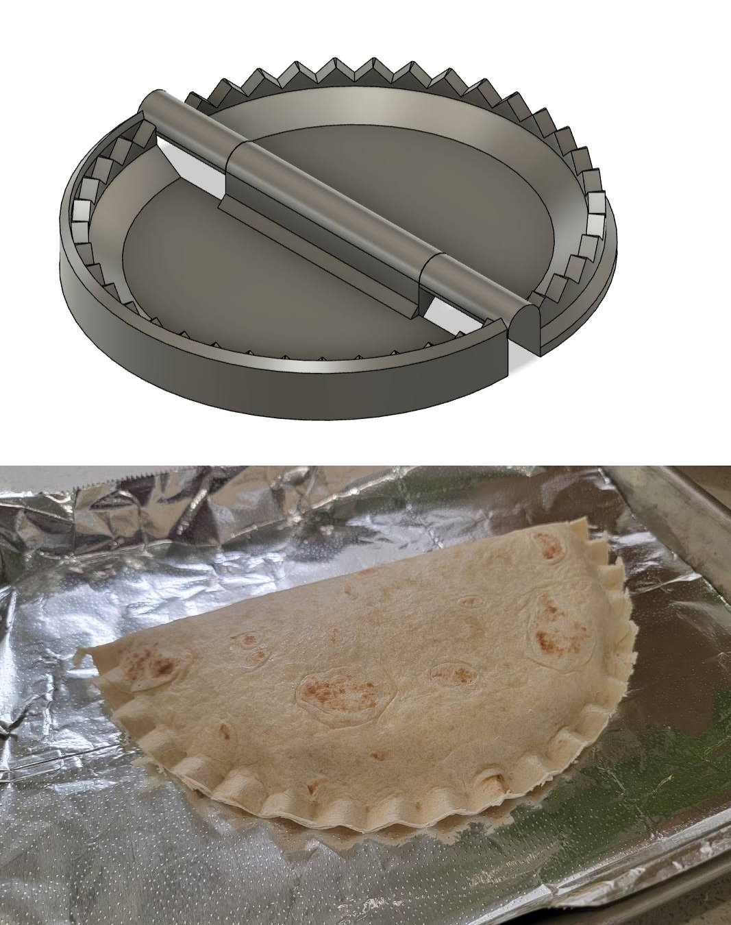 Tortilla Pocket Crimp v4 by Brannan Johnson | Download free STL model ...