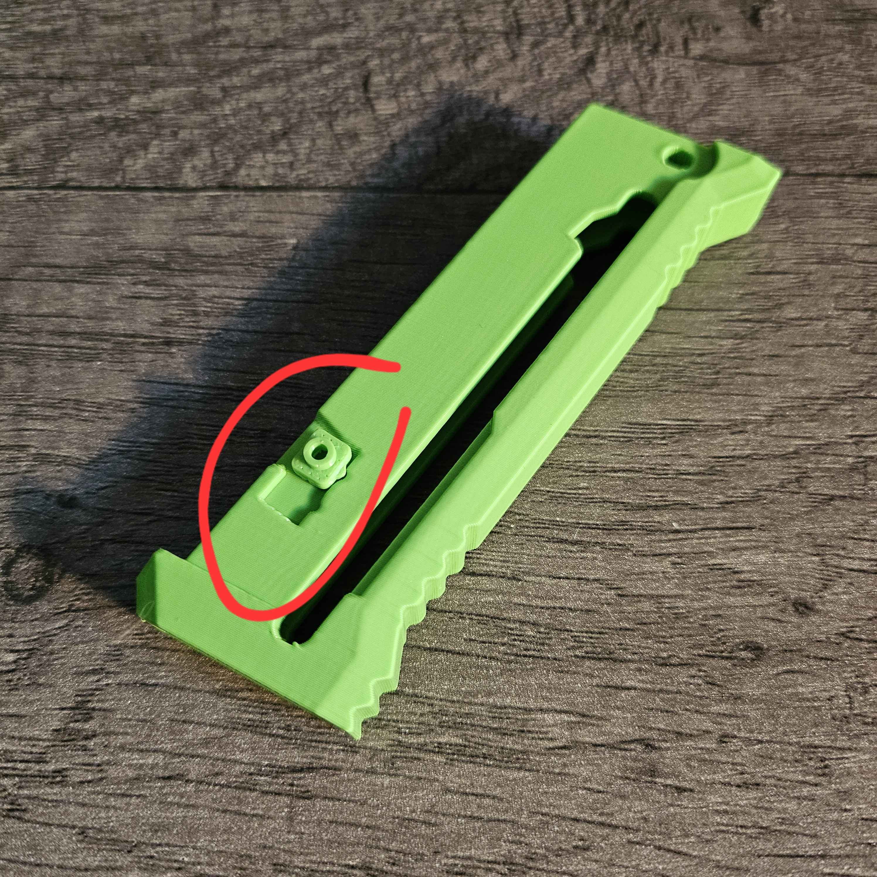 GUN - Gravity Utility Knife (Clicking slide button) by Astropulse ...