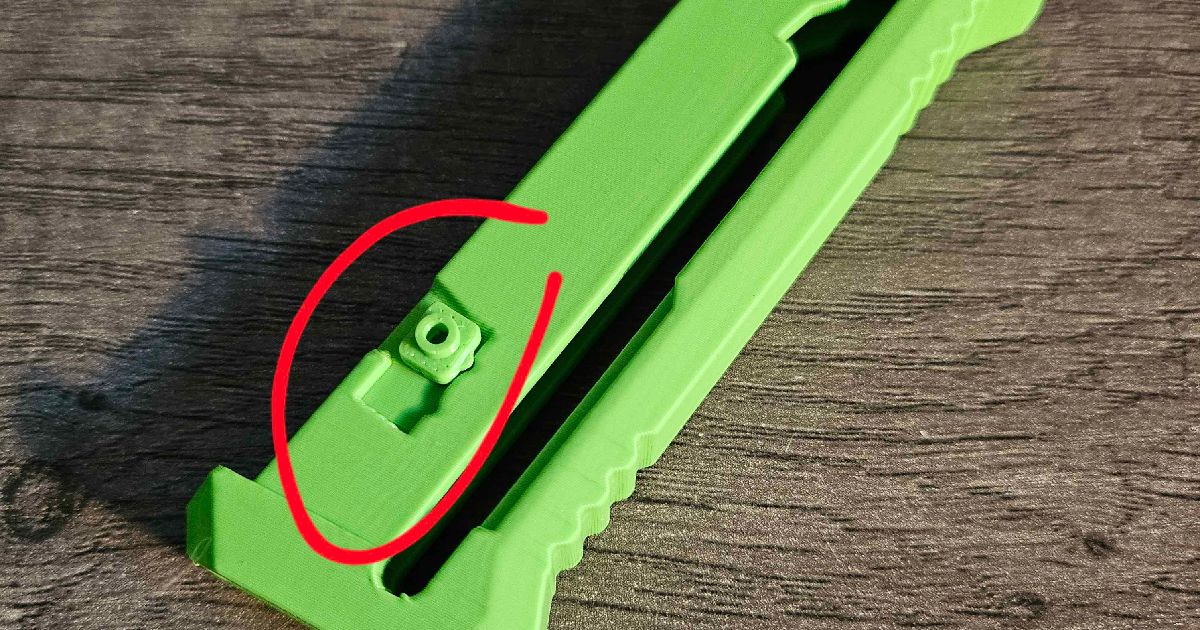 GUN - Gravity Utility Knife (Clicking slide button) by Astropulse ...