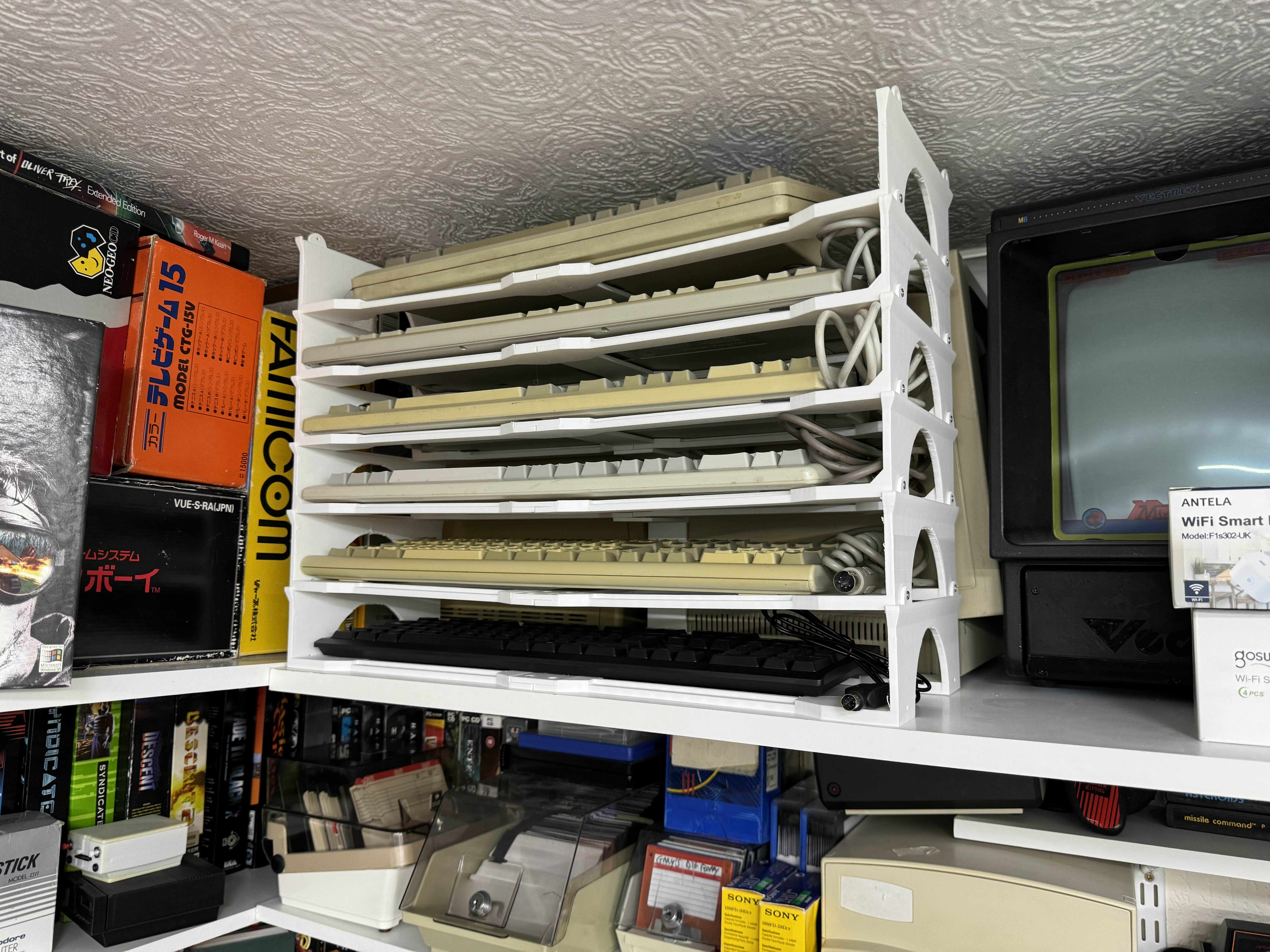 Modular Computer Keyboard Shelf / Rack by Chrissy | Download free STL ...