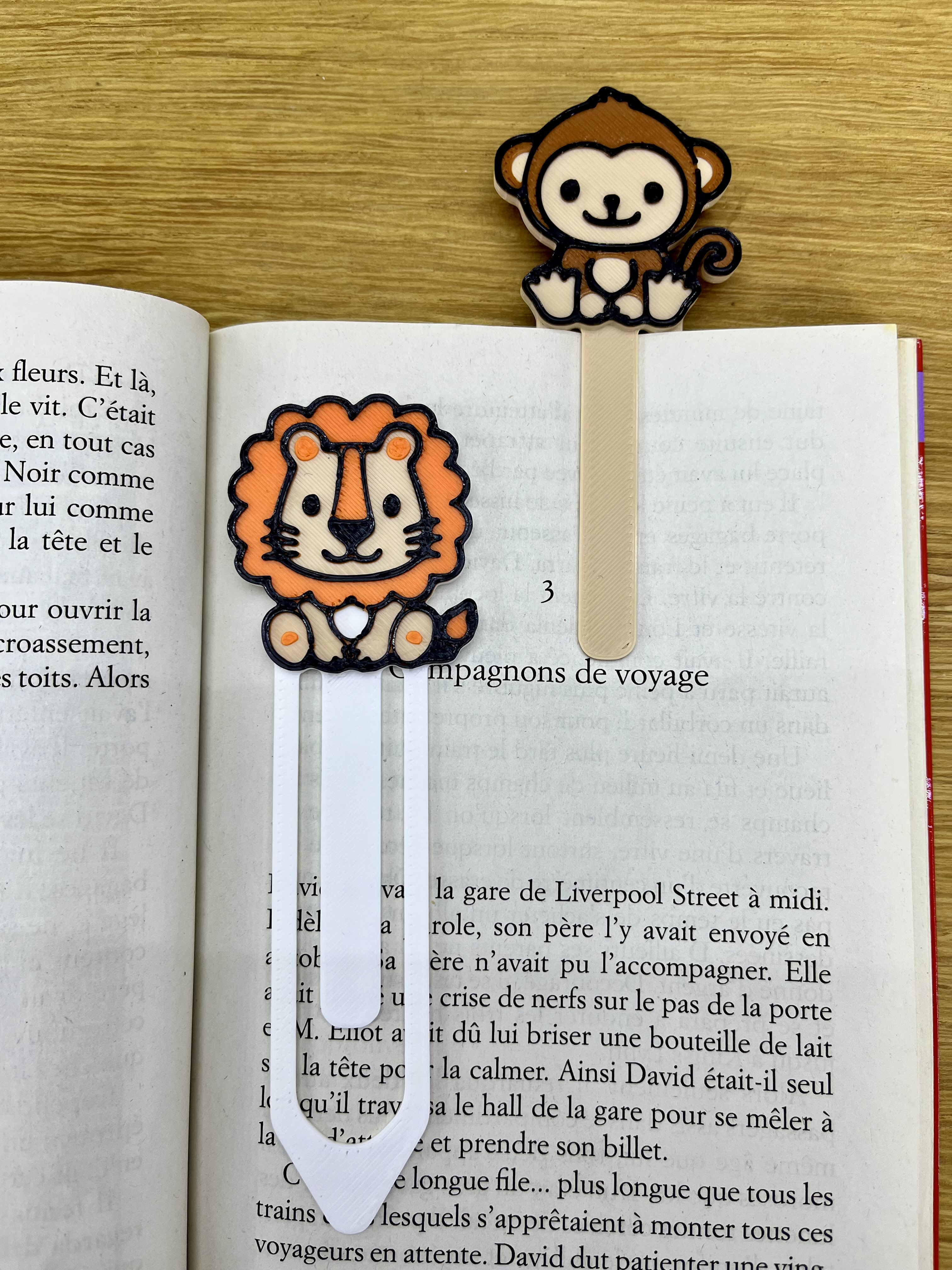 Cute Lion Bookmark by Aztairya | Download free STL model | Printables.com