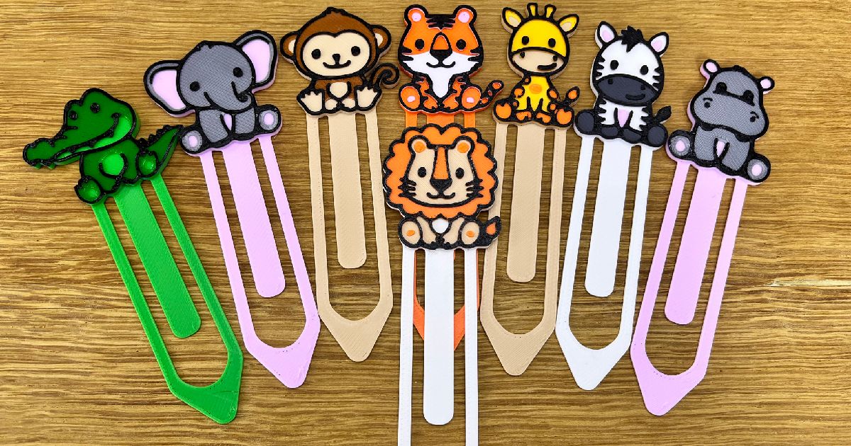 Cute Lion Bookmark by Aztairya | Download free STL model | Printables.com