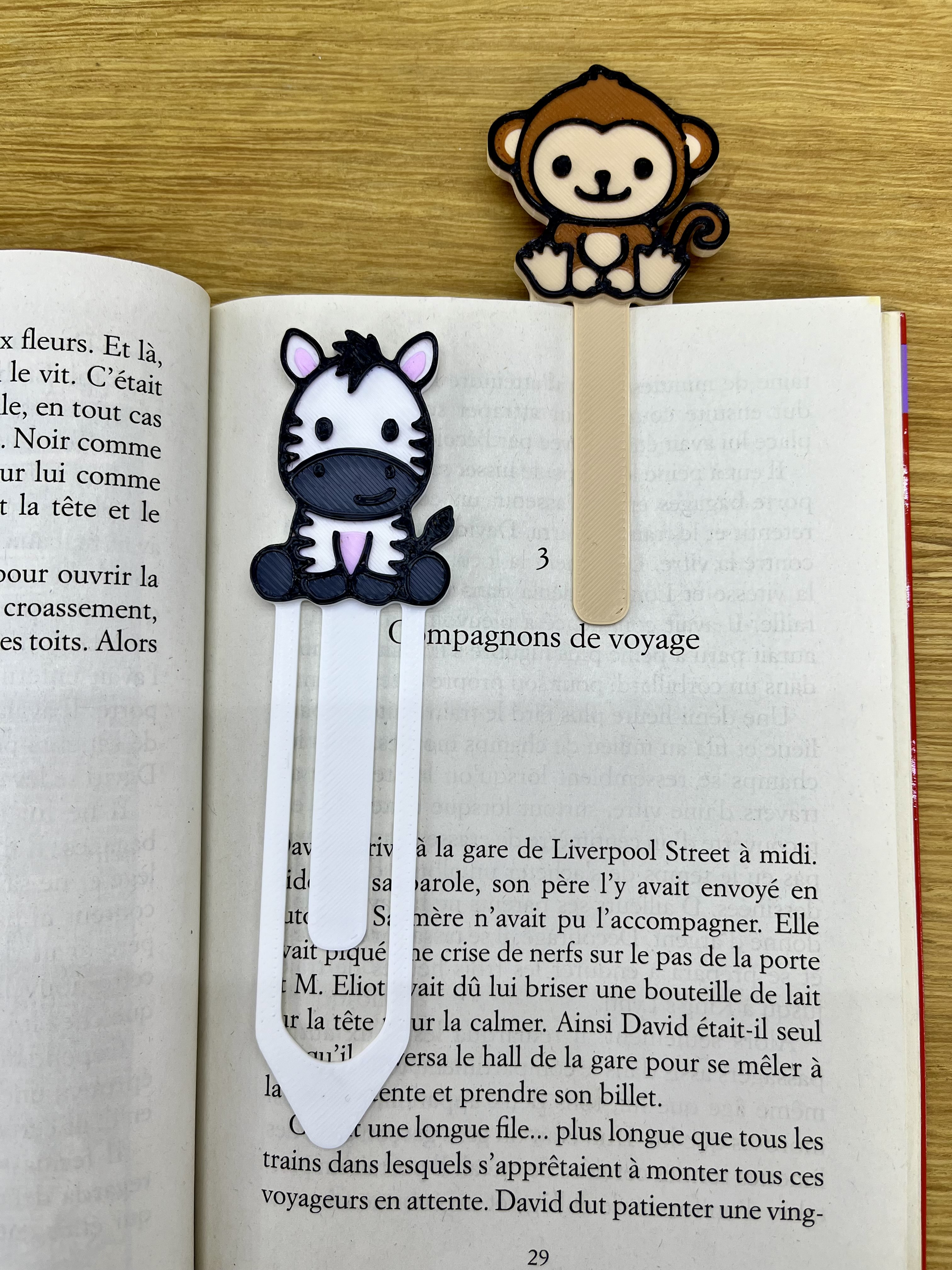 Cute Zebra Bookmark by Aztairya | Download free STL model | Printables.com