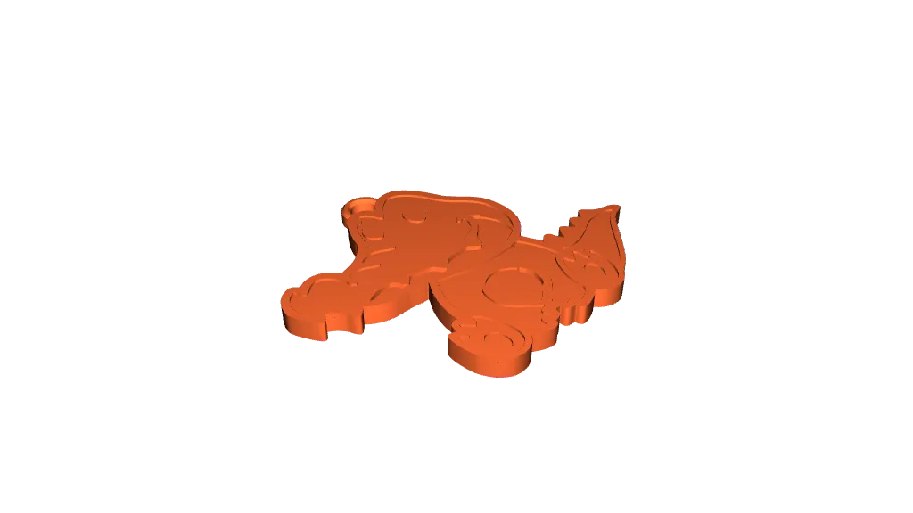 Cute Crocodile Keychain by Aztairya | Download free STL model ...