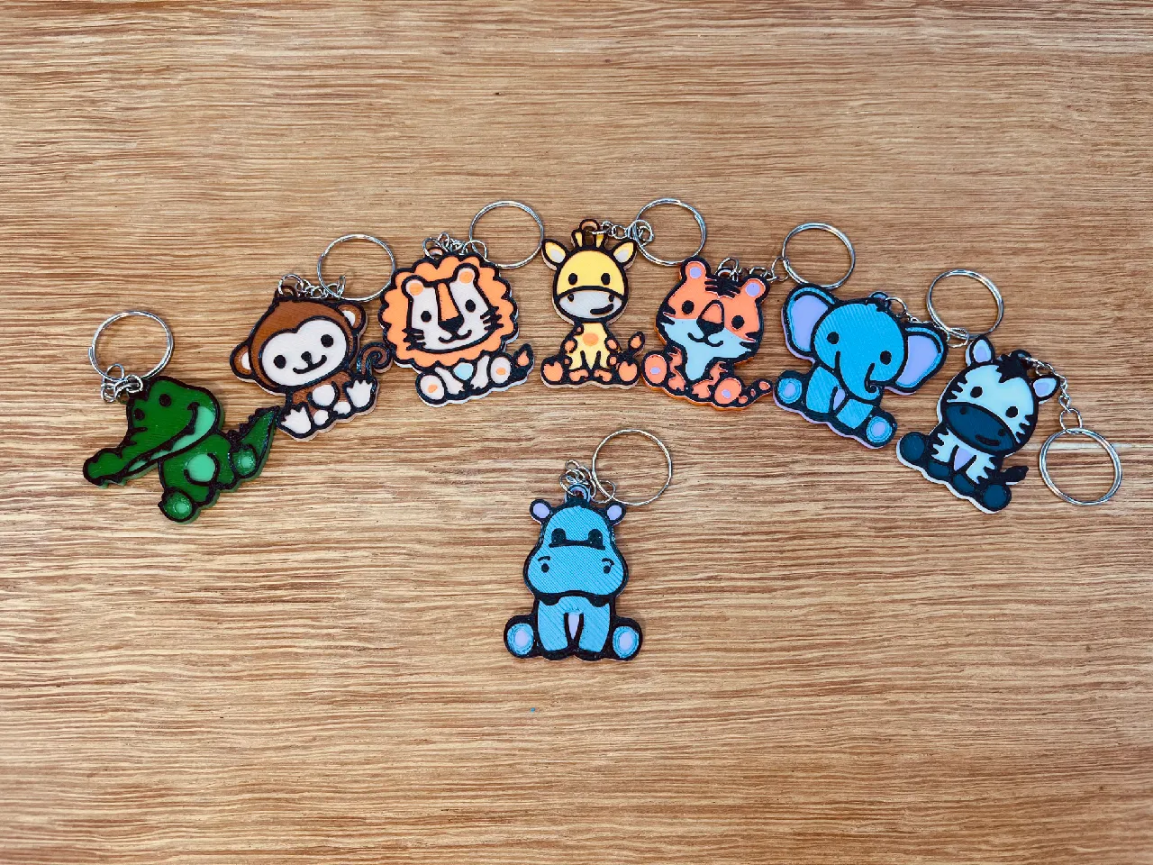 Cute Hippopotamus Keychain by Aztairya | Download free STL model ...