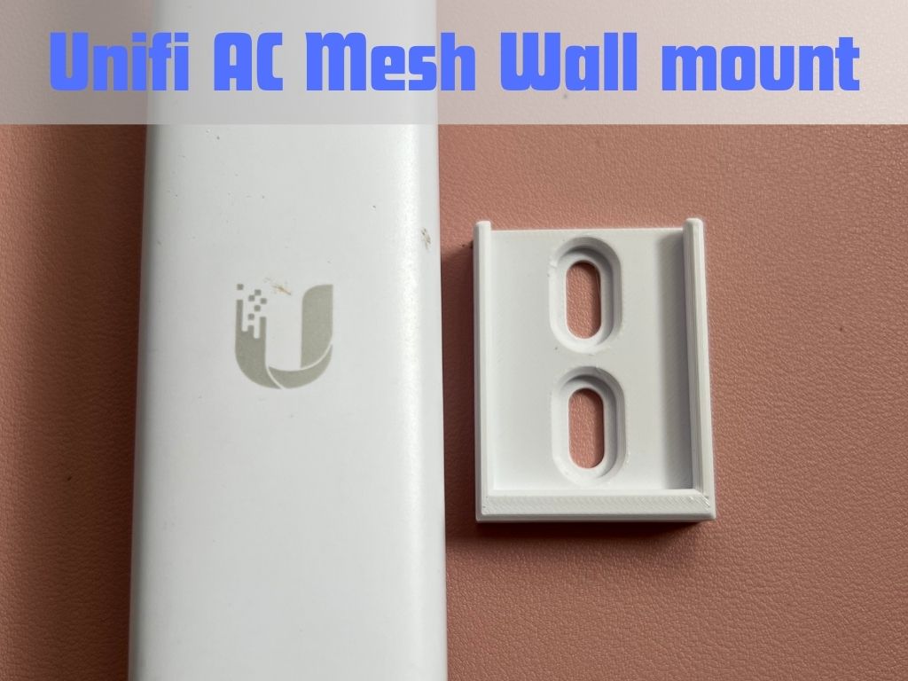 Wall mount for Unifi AC mesh Access point by B45op | Download free STL ...