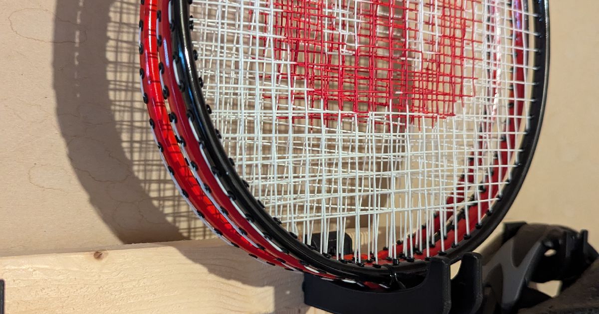 Badminton rackets hook by Stas911 | Download free STL model ...