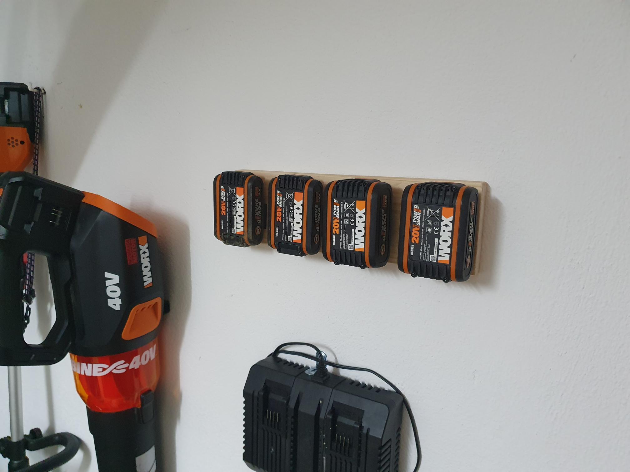 WORX 20V PowerShare wall mount by Patrick Pfister | Download free STL ...