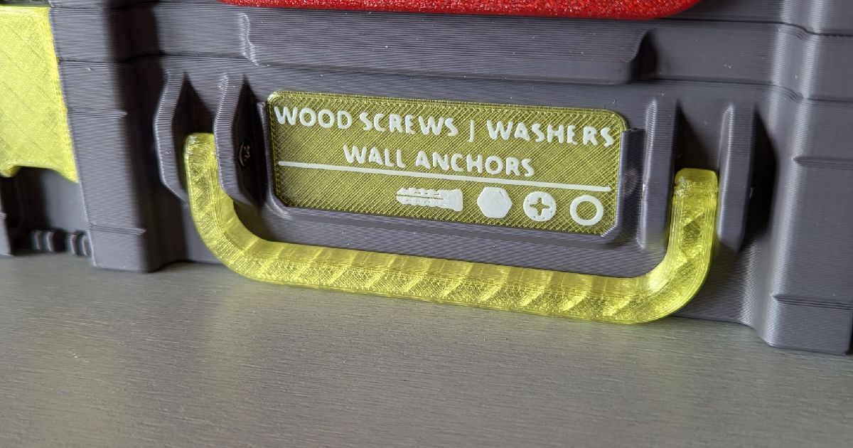 Wood Screws label by Celta | Download free STL model | Printables.com
