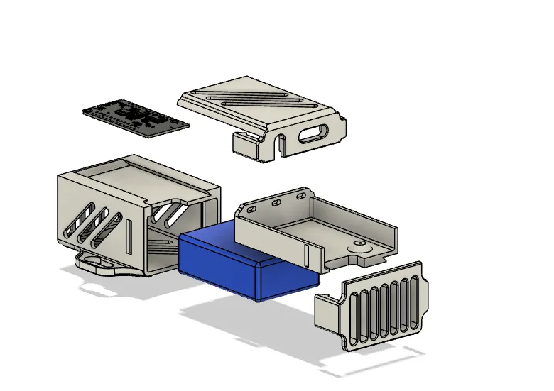 ESP32 custom enclosure by Médecins Sans Frontières | Download free STL ...