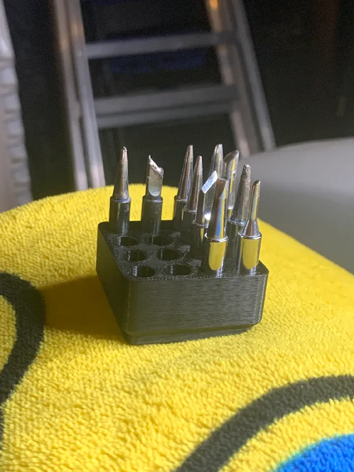 Soldering tip holder Gridfinity by Bananaperson300 | Download free STL model | Printables.com