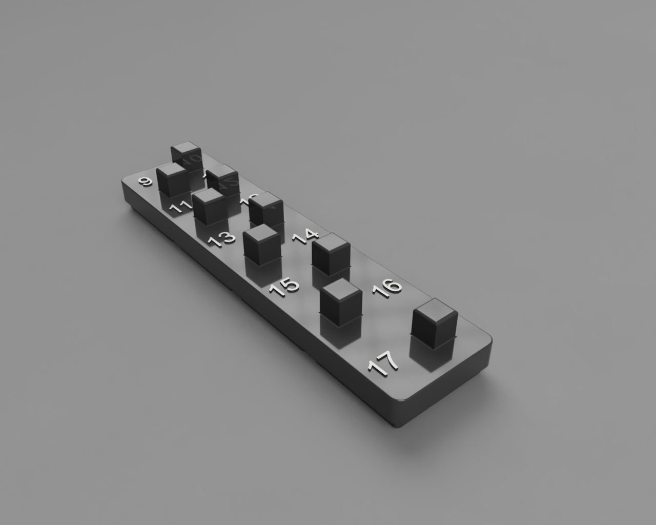 Gridfinity SAE and Metric Socket Holder - 3/8" Drive - 9 Each by ...