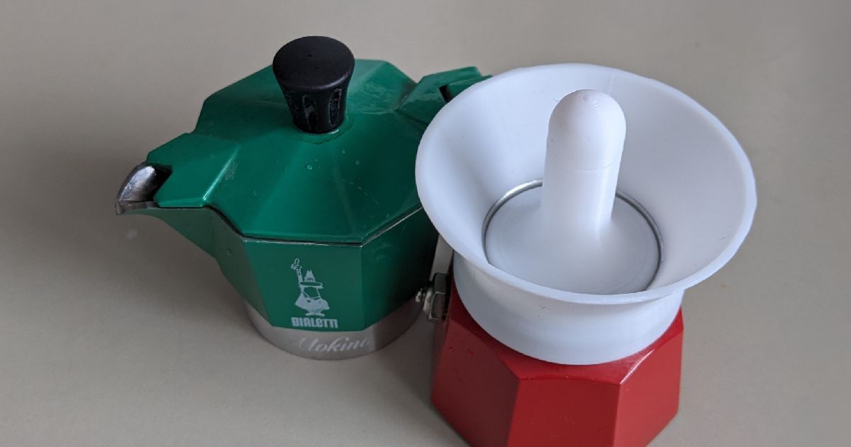 Bialetti - La Mokina - Funnel + Tamper by CoteletteTV | Download free ...