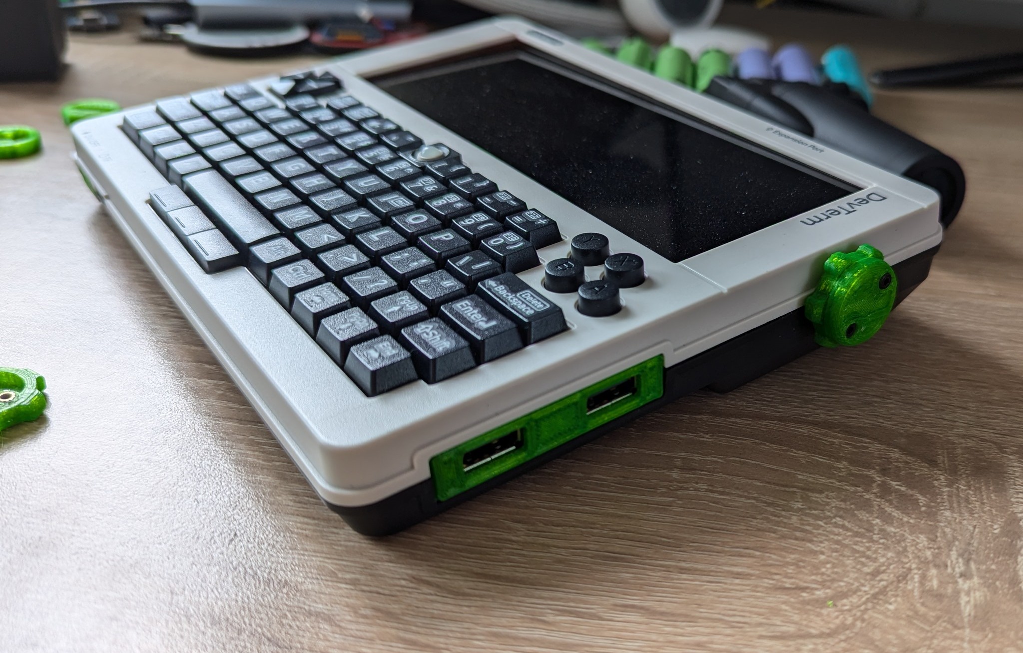 Clockworkpi Devterm Personalized Parts And Strapmount By Eponra Download Free Stl Model 