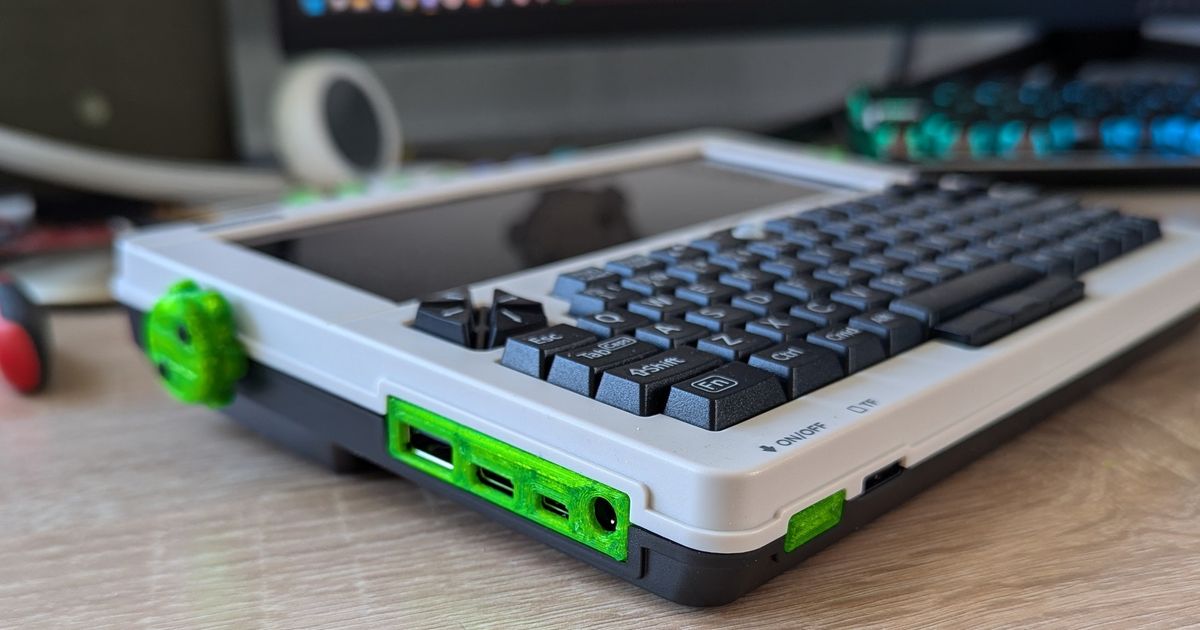 clockworkpi DevTerm - personalized parts & strapmount by eponra ...