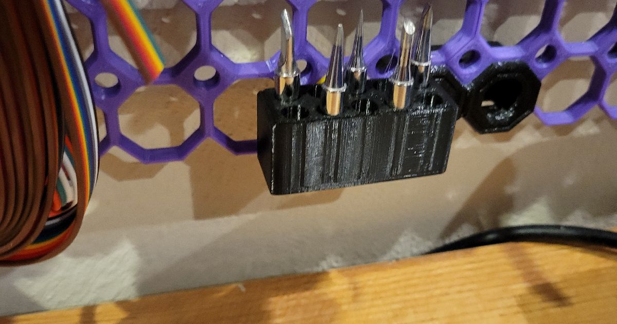 Soldering Iron Tips Multiboard Mount by Shabubu | Download free STL ...