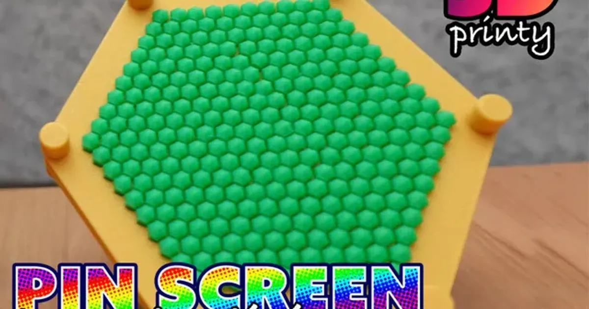 pin screen toy Remixed by printerly - MakerWorld