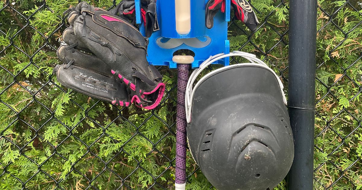 “Alfred” Baseball Softball Fence Rack by vlaine | Download free STL ...