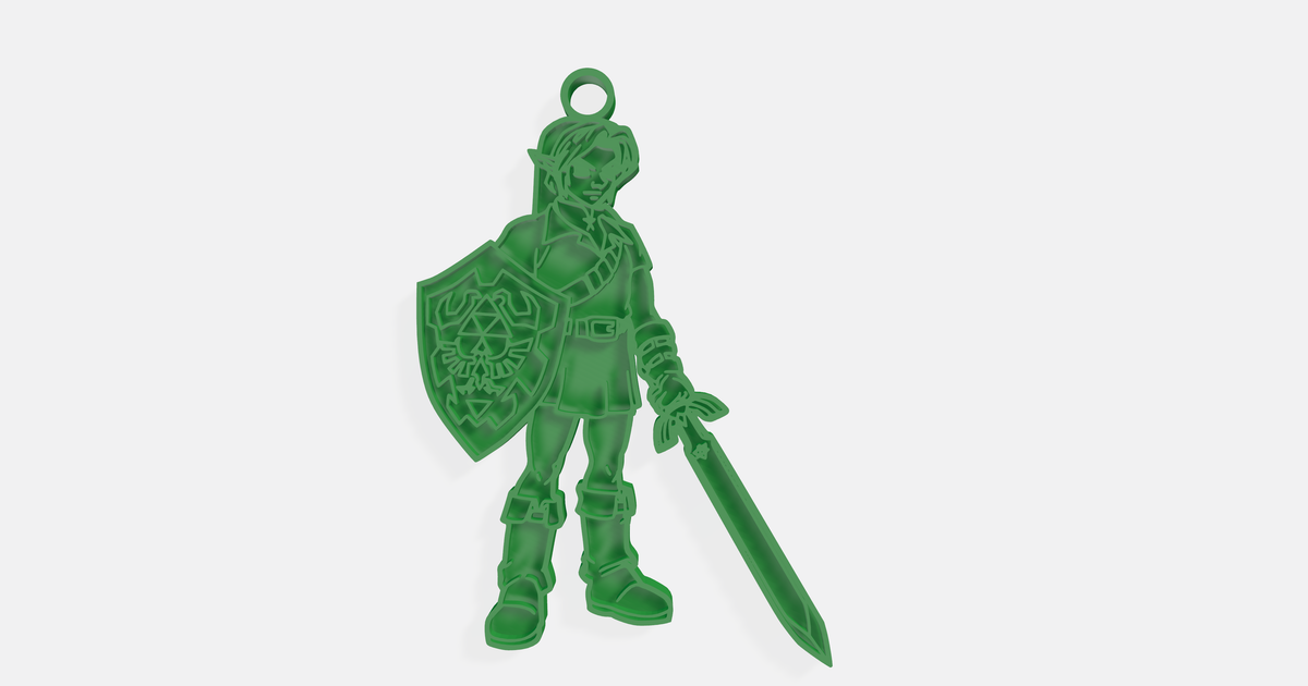 Link Keychain or Necklace by Blakesmakes3d | Download free STL model ...