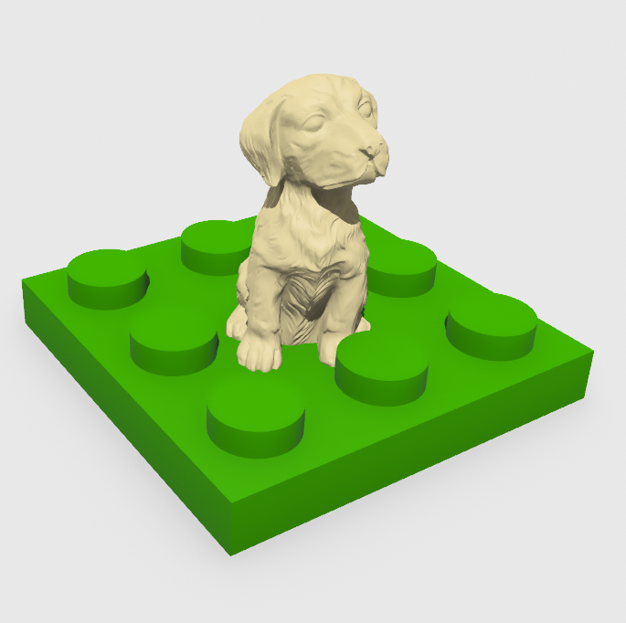 lego dog by yoeij | Download free STL model | Printables.com