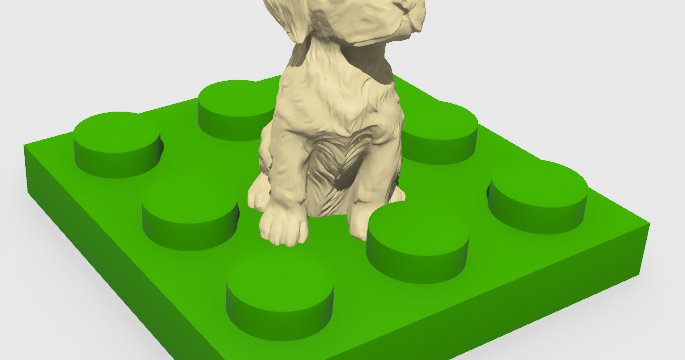 lego dog by yoeij | Download free STL model | Printables.com