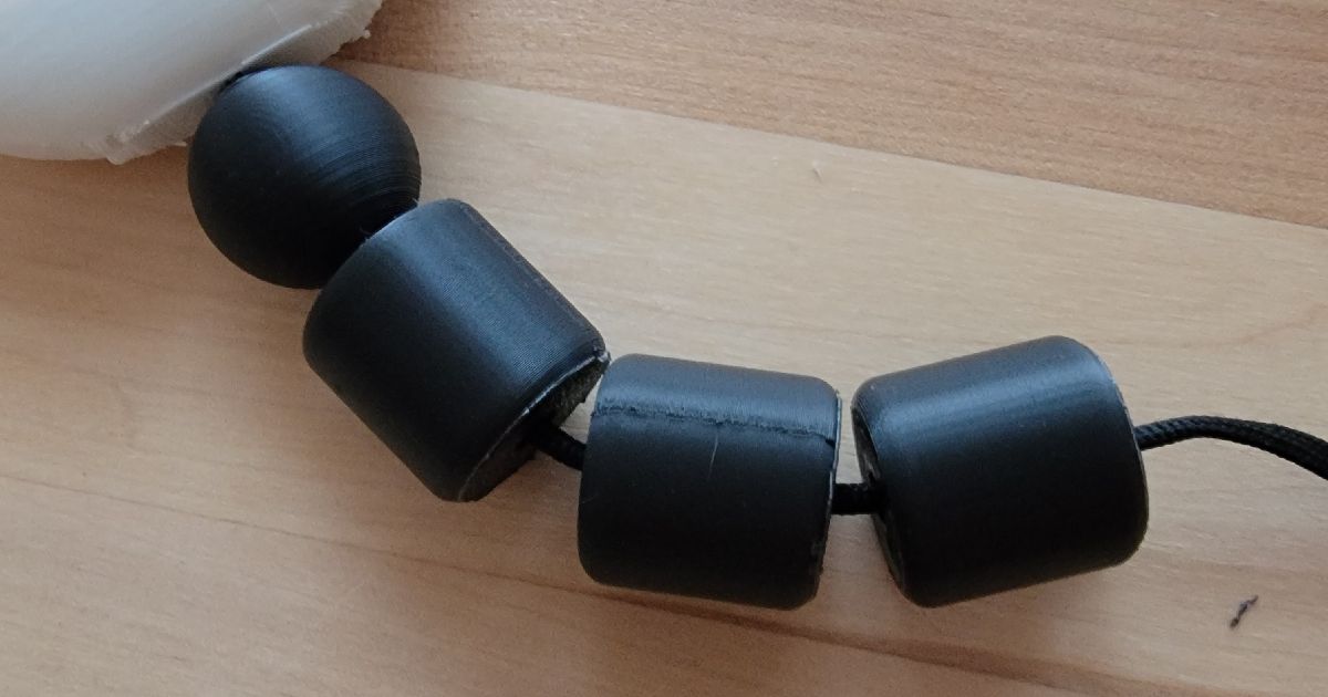 Cylinder Friendship Necklace Bead by Seth Hornish | Download free STL ...