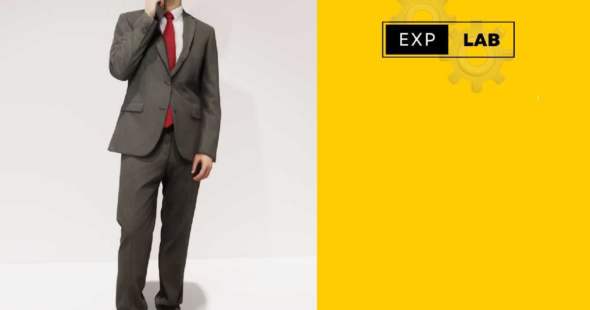 A man in a suit by Exp-lab | Download free STL model | Printables.com