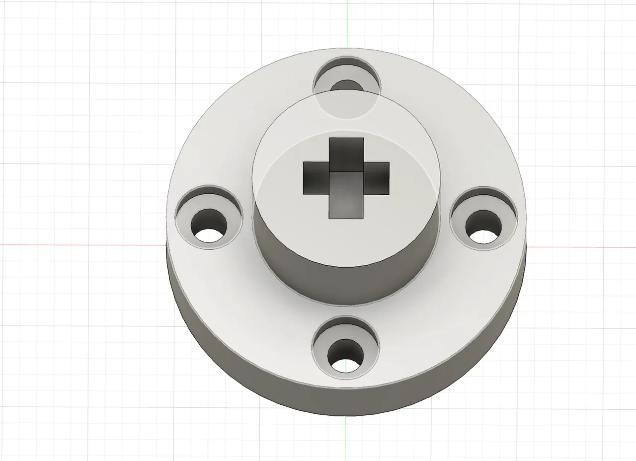 Dynamixel Lego Axle Adapter by Dash Daring | Download free STL model ...