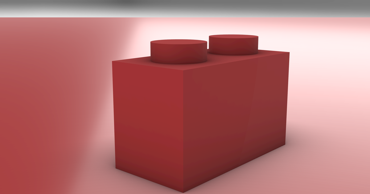 LEGO Brick - 1X2 by VLAD MARIUS | Download free STL model | Printables.com