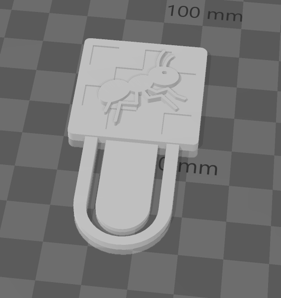 Ant Picnic Bookmark by ALD Tech Spec | Download free STL model ...