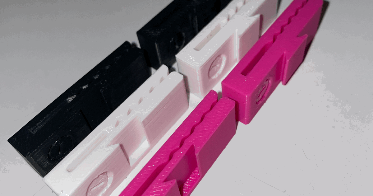 Overlapping curtain clips by Marco Nielsen | Download free STL model ...