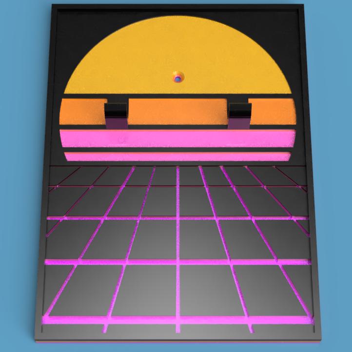 LEGO Speed Champions Lamborghini Countach Retrowave Wall Mount by ...