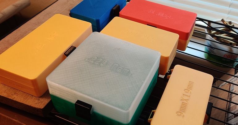 300 HAM'R, Spring Latch Modular Ammo Box by brass_ring | Printables Store