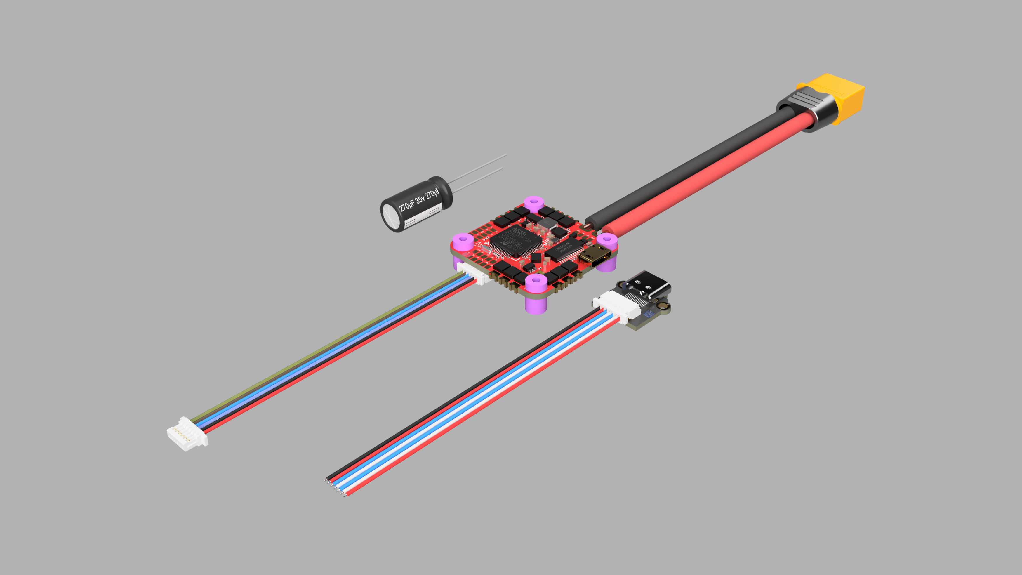 HAKRC F722 40A AIO Flight Controller by Riley Entropy | Download free ...