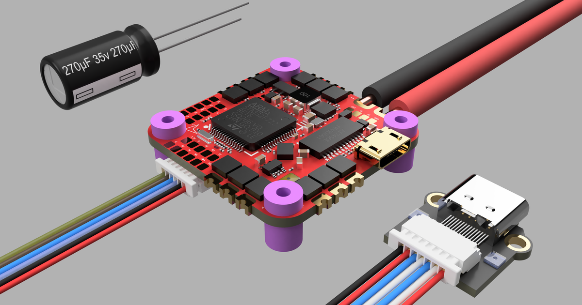 HAKRC F722 40A AIO Flight Controller by Riley Entropy | Download free ...