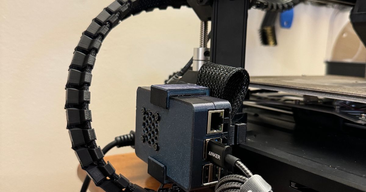 Ender 3 V3 SE Raspberry Pi 4 Mount by shoeys_for_newey | Download free ...