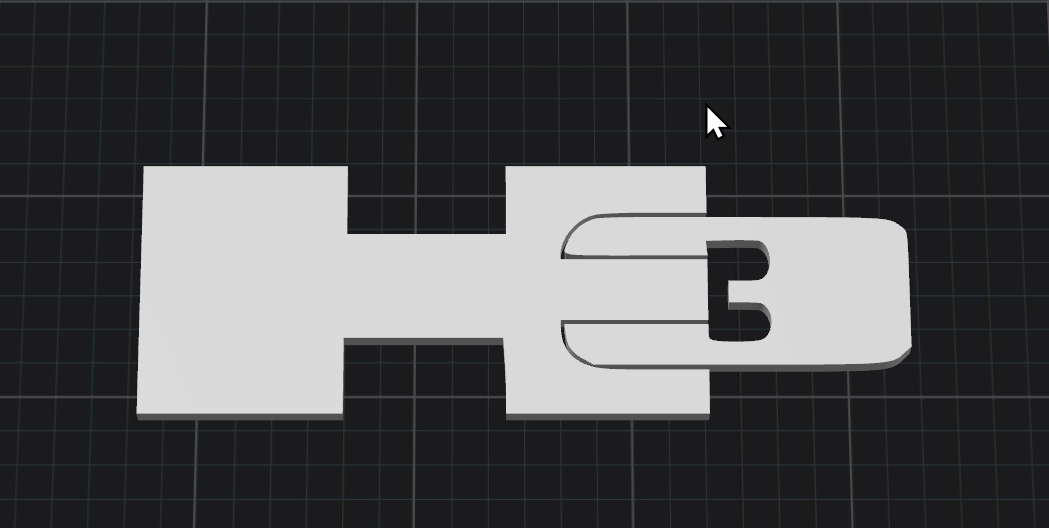 Hummer H3 Logo par DePixel8 | Téléchargez gratuitement un modèle STL ...