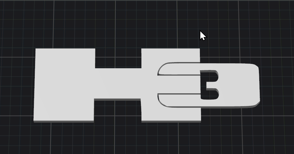 Hummer H3 Logo HUMMER H3 4dr QAA Stainless 6pcs Graphic/Logo/emblem