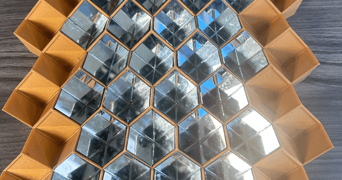 Mirror Retroreflector Array Art by Boundless 3D | Download free STL ...