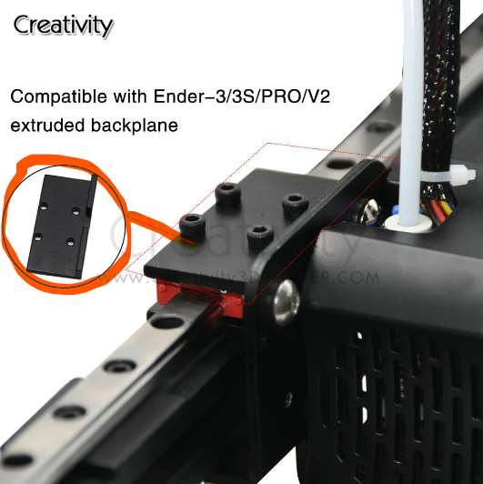 Ender 3 v2 X axis linear rail mount MGN9H by The Printing Prodigy ...