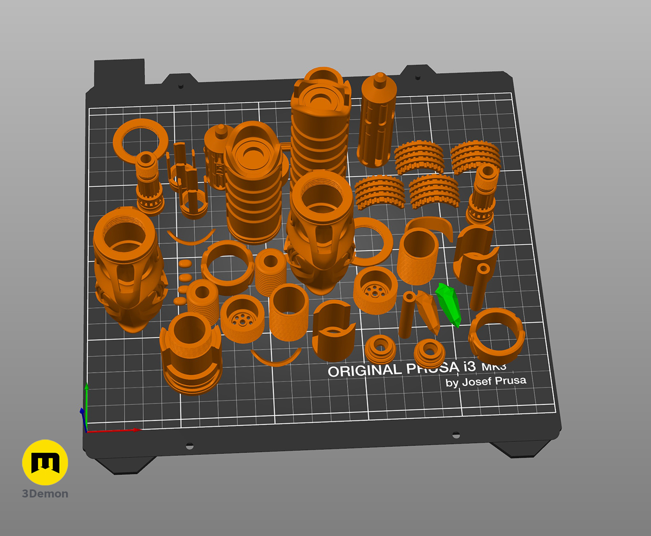 Dagan Gera's lightsaber by 3Demon | Download free STL model ...