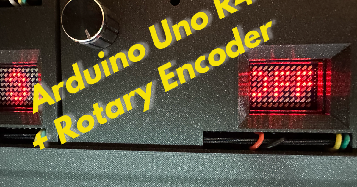 Arduino Uno R4 plus Rotary Encoder Case by 3DBob | Download free STL ... Arduino Uno R4 plus Rotary Encoder Case by 3DBob | Download free STL ...