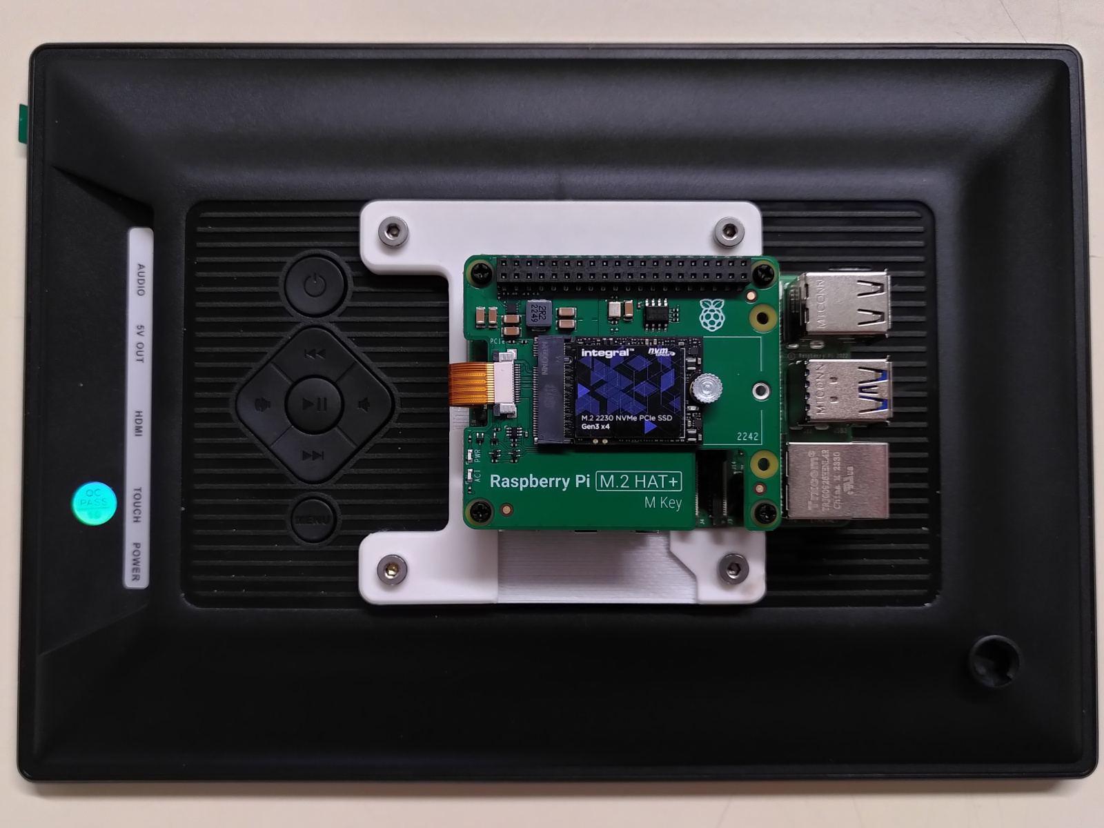 75mm VESA screen mount for Raspberry Pi 5 by marmakoide | Download free STL model | Printables.com