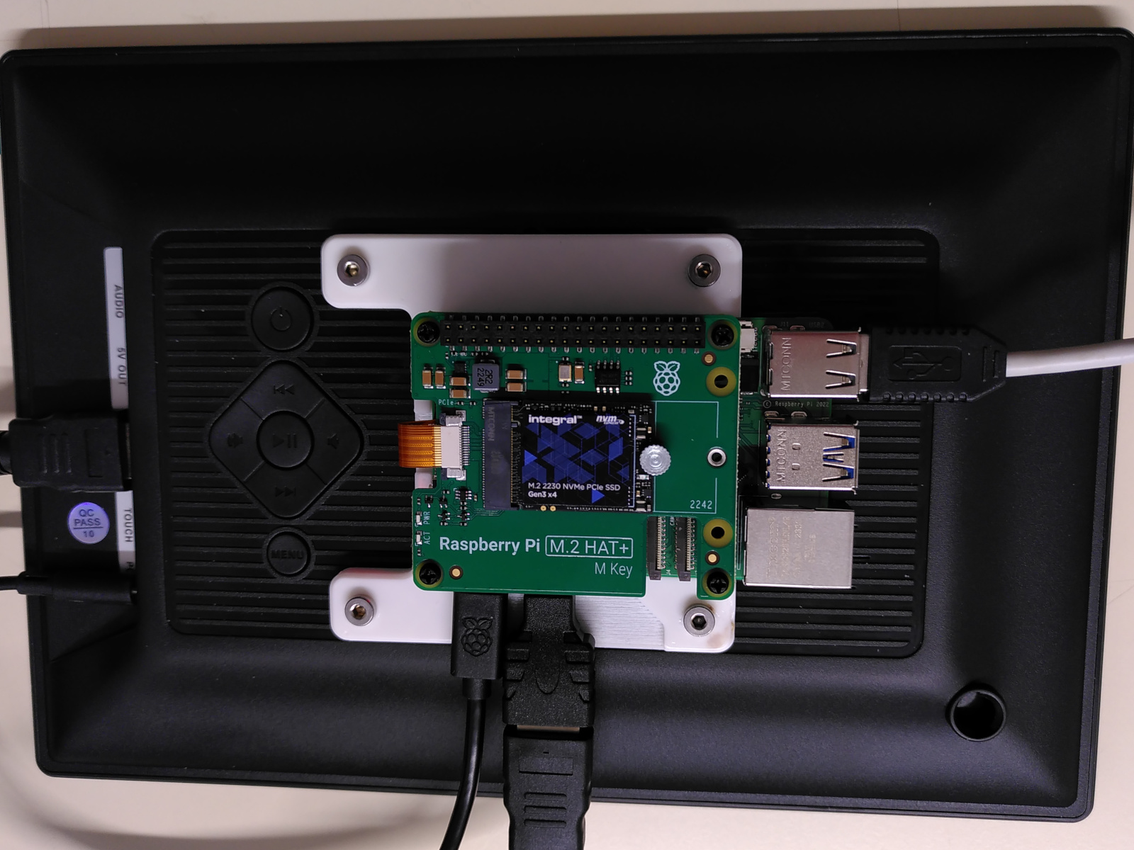 75mm VESA screen mount for Raspberry Pi 5 by marmakoide | Download free ...