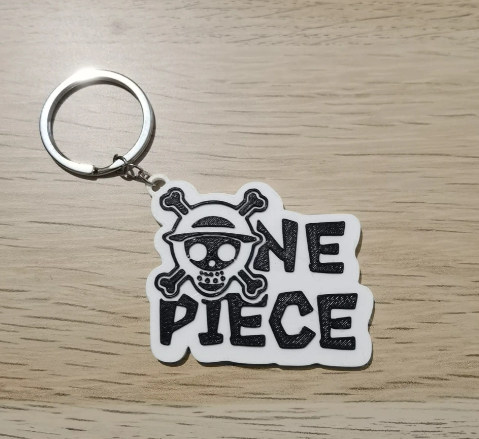 Keychain One Piece Logo by ARTICAT.3D | Download free STL model ...