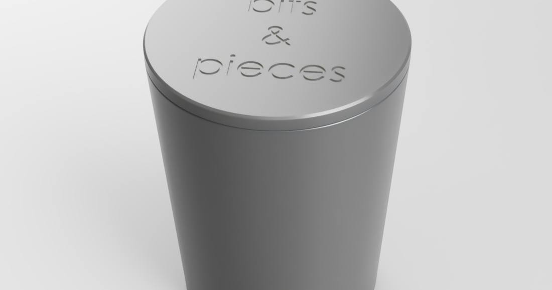 Small table bin - bits & pieces by SEB | Download free STL model ...