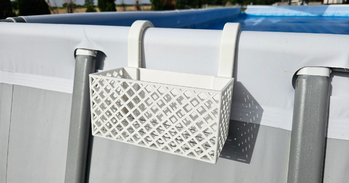 Pool accessories box (holder 60mm) by CM 3D Printing | Download free ...